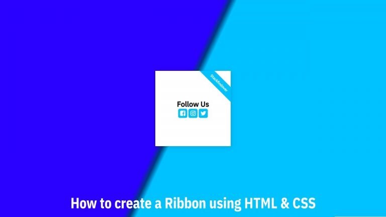 How To Make A Ribbon Using Html And Css Stackfindover