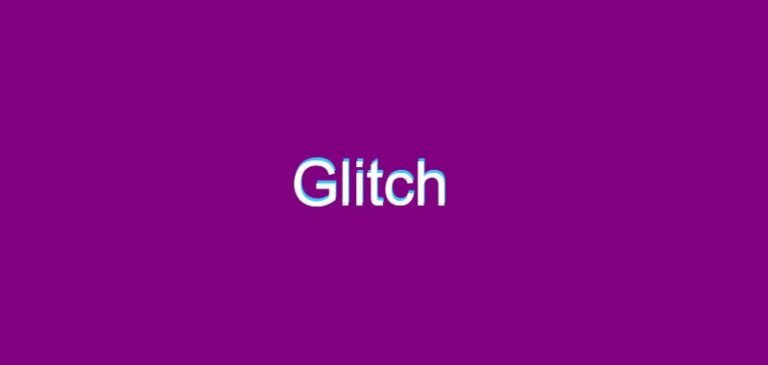 Awesome CSS Glitch Text Effect [ Best Text Glitch Animation]