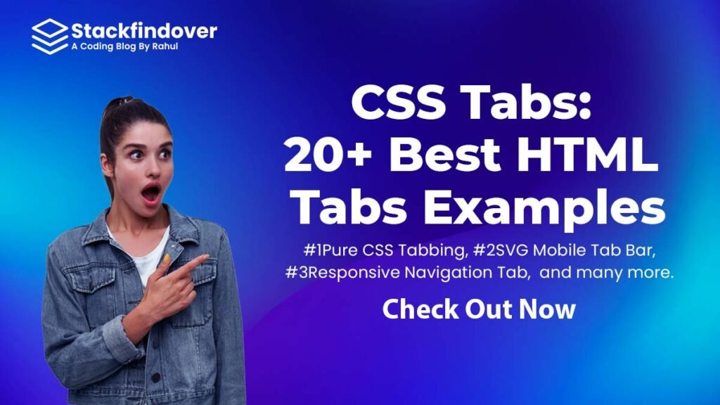 CSS Tabs 20 Best HTML Tabs Examples Stackfindover