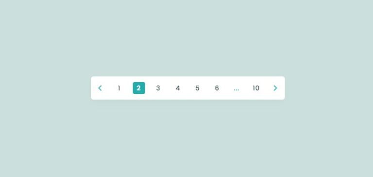 Html Pagination Top 20 Css Pagination Examples 5346