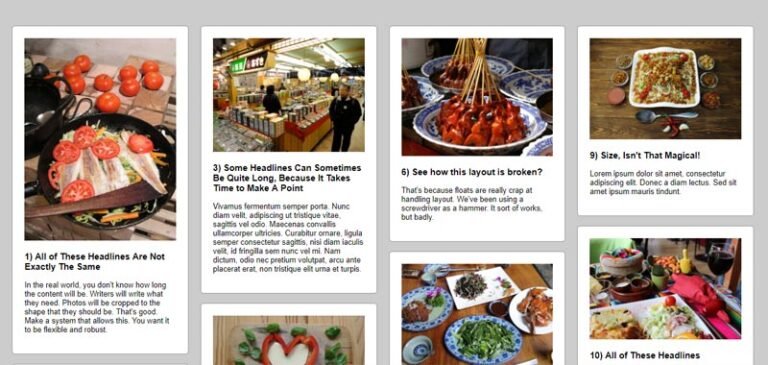 Masonry Grid [ 12 Best CSS Masonry Layout Examples ]