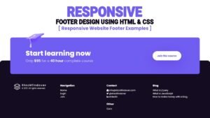 HTML Footer [ Responsive Website Footer Examples ]
