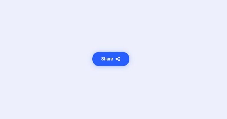Html Share Button [ 2022 Updated Version ] with examples