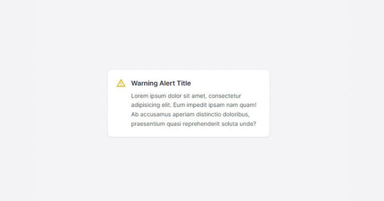 Top 10 Tailwind CSS 3 Alert Examples - Stackfindover