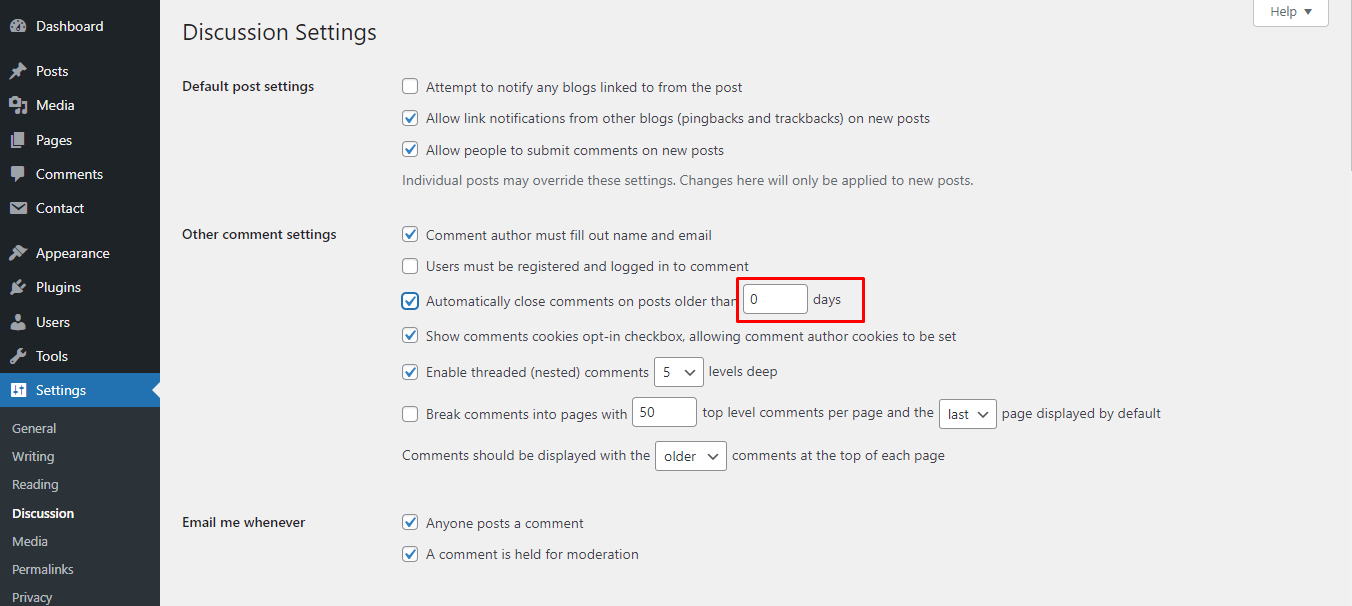 How to disable comments in WordPress? - Stackfindover